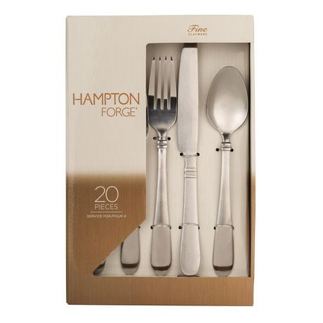 Click here for Hampton Forge Concierto Satin Flatware Set Silver prices