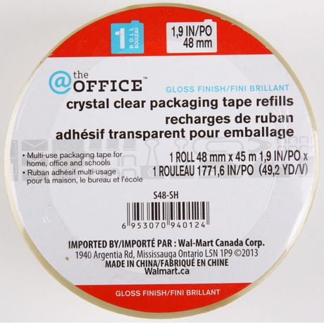 The Office Crystal Clear Packaging Tape Refills | Walmart Canada