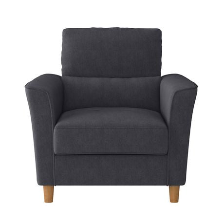 Click here for Corliving Georgia Upholstered Accent Chair Dark Gr... prices