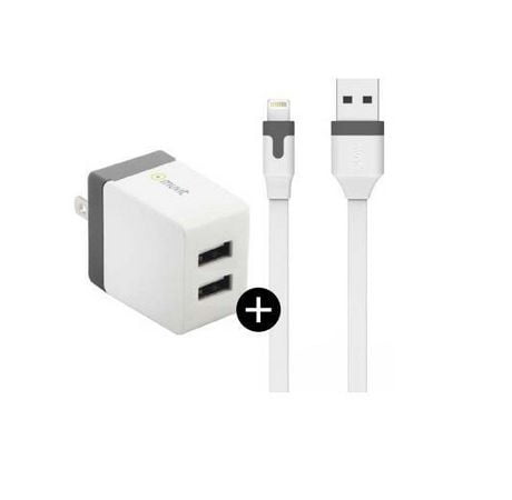 Wall Charger Lightning 2.4A w/Extra USB - Walmart.ca