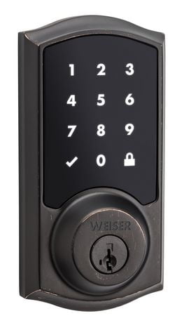 Weiser Smartcode 10 Keyless Entry Touchscreen Electronic Deadbolt ...