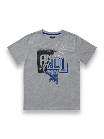 Click here for And1 And-1 Boys Slice N Dice Short Sleeve Tee Grey... prices