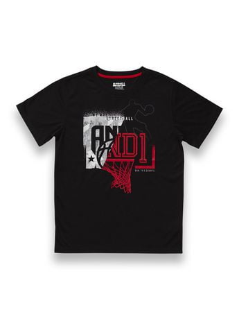Click here for And1 And-1 Boys Slice N Dice Short Sleeve Tee Blac... prices