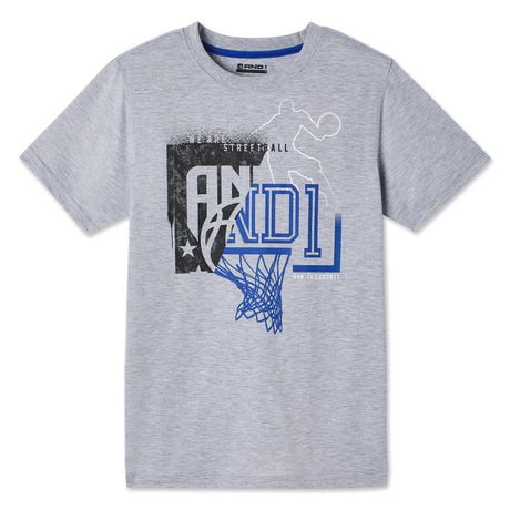 Click here for And1 And-1 Boys Slice N Dice Short Sleeve Tee Grey... prices