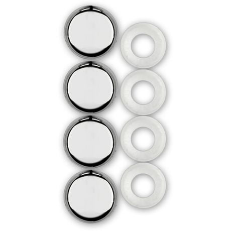 Cruiser Accessories Fastener Caps, Chrome Hardware, Fastener Covers ...