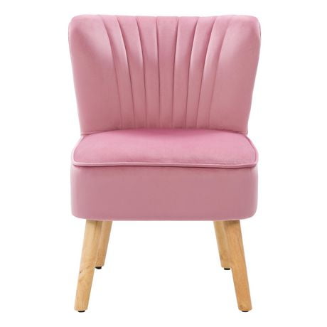 Click here for Corliving Lynwood Velvet Accent Chair Pink prices