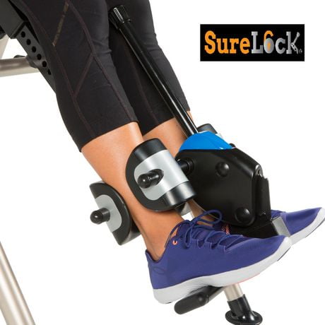 EXERPEUTIC 175SL Inversion Table with 'SURELOCK' Safety Ankle Ratchet ...