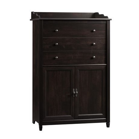 Sauder Edge Water Computer Cabinet, Estate Black, 413092 | Walmart Canada