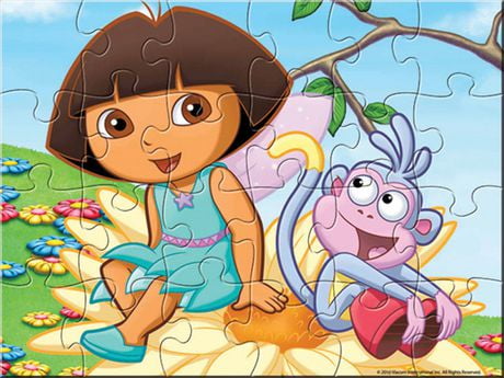 Dora wood puzzle 3-pack in wood storage box | Walmart Canada