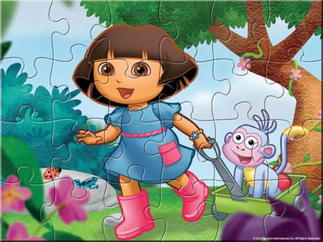 Dora wood puzzle 3-pack in wood storage box | Walmart Canada
