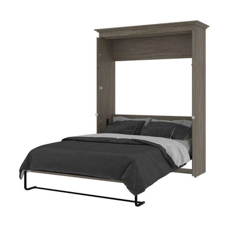 Click here for Bestar Versatile 70W Queen Murphy Bed In Walnut Gr... prices