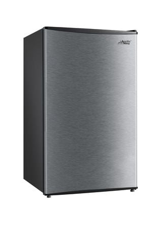 Arctic king 3.3 Cu Ft Single Door Mini Fridge, E-star, Stainless Steel ...