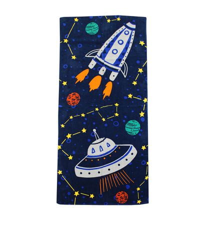 MAINSTAYS PRINTED BEACH TOWEL --SPACESHIP STARS - Walmart.ca