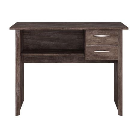 Click here for Corliving Kingston Two Drawer Desk Brown prices