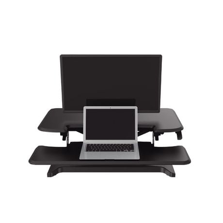 Click here for Tygerclaw Sit-Stand Desktop Workstation Black prices