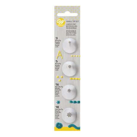 Click here for Wilton Small Round And Star Decorating Tip Set prices