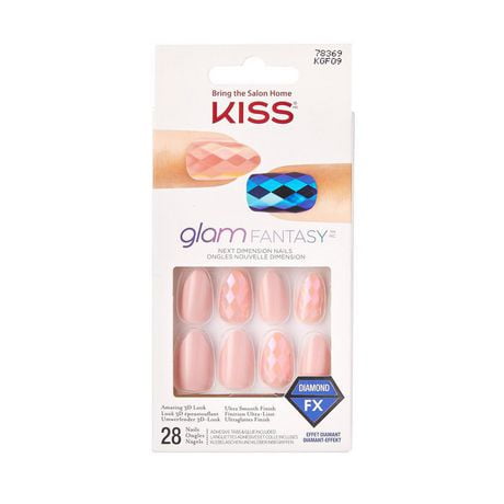 Click here for Kiss Products Inc Kiss Glam Fantasy Nails 3D - Par... prices