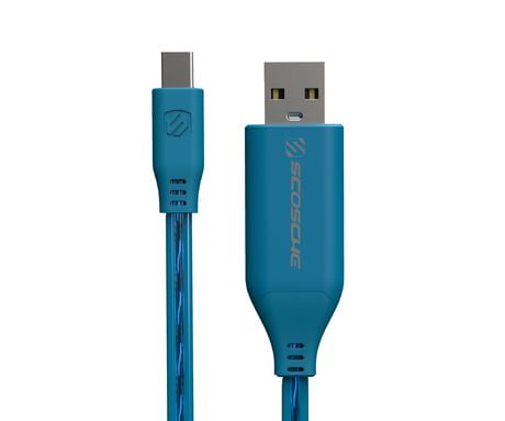 Clip-On Cable USB-C Blue - Walmart.ca