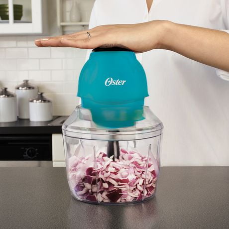 Oster Top Chop 4-Cup Blue Chopper | Walmart Canada