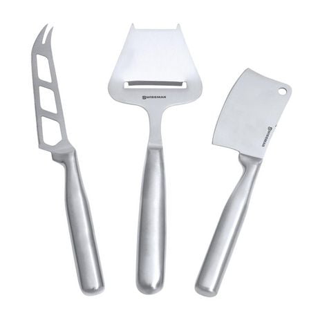 Click here for Swissmar 3-Piece Stainless Steel Cheese Knife Set... prices