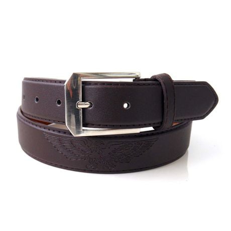 Click here for Nicci Mens Eagle Embossed Belt Brown 30 prices