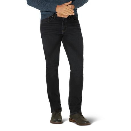 Click here for Wrangler Mens Slim Straight Jean Dark Wash 38X32 prices