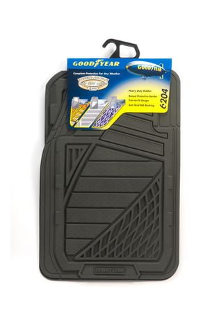 Premium Goodyear Rubber Mat Set - Black Grey | Walmart Canada