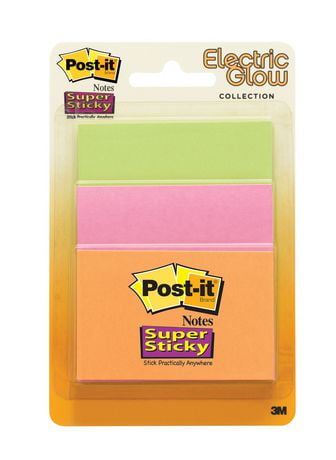 POST - IT Post-it® Electric Glow Notes - Walmart.ca