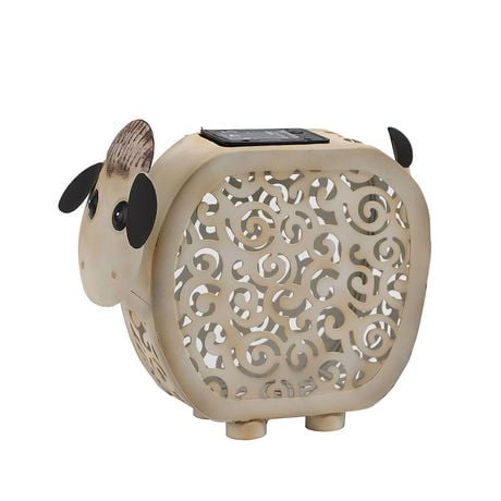 Hometrends Solar Metal Lamb Light | Walmart Canada