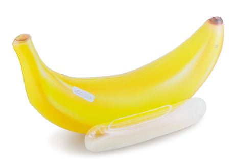 Play Day Inflatable Banana Ride-On Pool Float | Walmart Canada