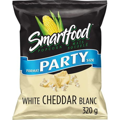 Smartfood Party Size White Cheddar Cheese Ready to Eat Popcorn ...