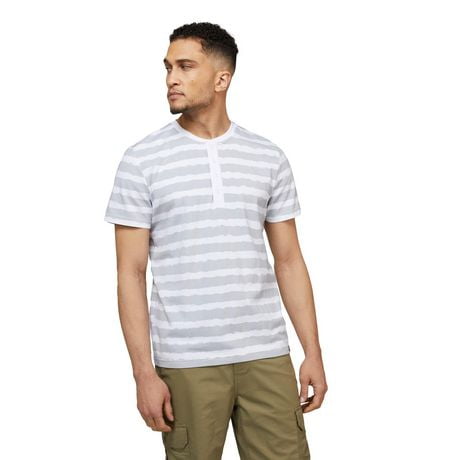 Click here for Mexx Men S Henley 2 Tone Stripe Short Sleeve Shirt... prices