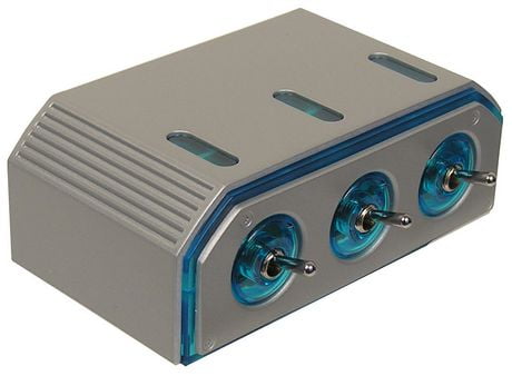 Custom Accessories Inc 12 Volt Triple Socket with Toggle Switches ...