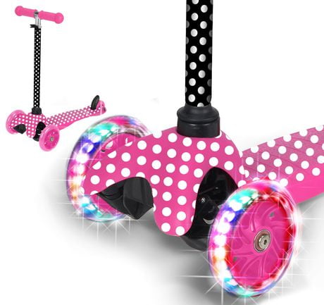 Click here for Rugged Racers Mini 3-Wheel Kids Scooter In Pink Po... prices