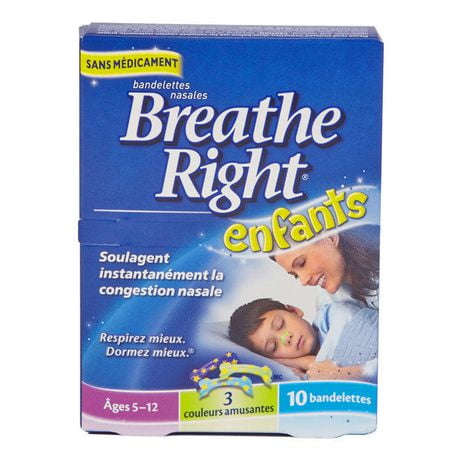 Breathe Right Nasal Strips Kids 10's | Walmart.ca