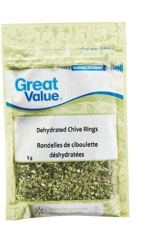 Great Value Dehydrated Chive Rings | Walmart Canada