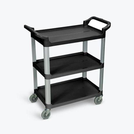 Click here for Luxor Serving Cart - Three Shelves Black 1 prices