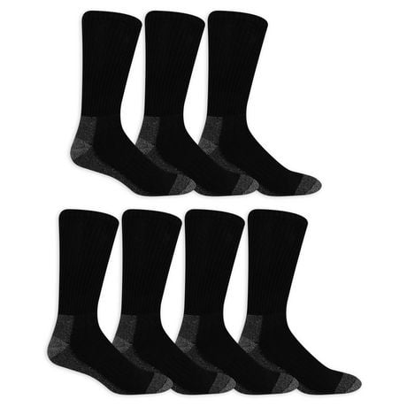 Click here for Fruit Of The Loom Mens 7 Pair Work Gear Crew Socks... prices