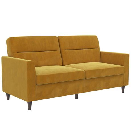 Novogratz Concord Sofa, Mustard Yellow - Walmart.ca