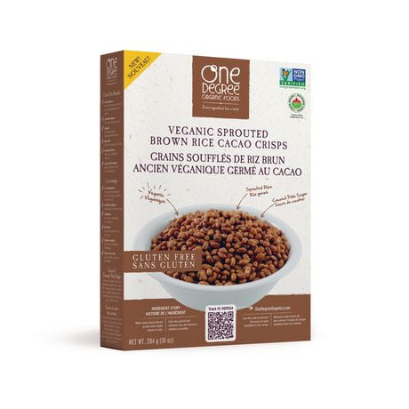 One Degree - Veganic Sprouted Brown Rice Cocao Crisps Cereal | Walmart ...