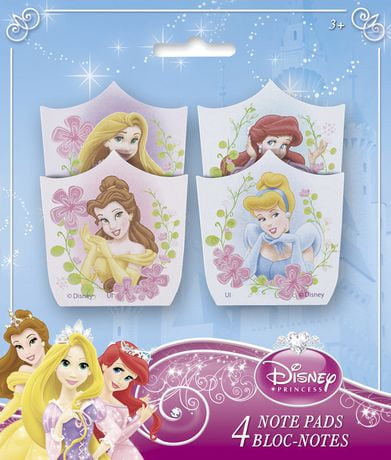 Disney Princess 4 Note Pads | Walmart Canada