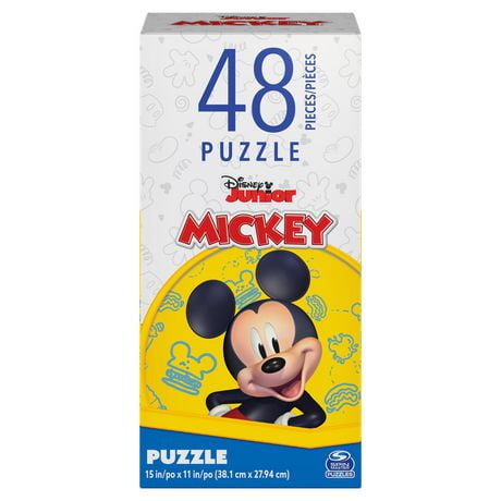 Mickey Mouse 48-Piece Jigsaw Puzzle, for Families and Kids Ages 4 and ...