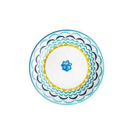 Click here for Corelle Boho Daydream Bread Plate White And Blue 6... prices