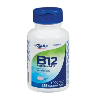 Equate Vitamin B12 1000MCG, 275 tablets - Walmart.ca
