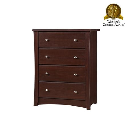 Click here for Storkcraft Crescent 4-Drawer Chest Espresso prices