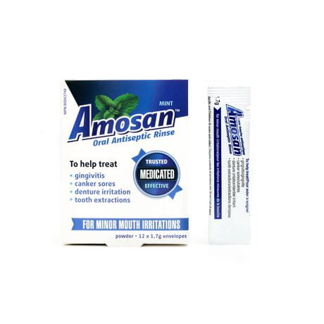 Amosan Mint Oral Antiseptic Rinse | Walmart Canada