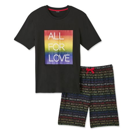 George Men's Family Pride Pajamas 2-Piece Set - Walmart.ca