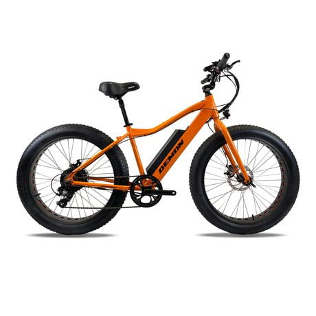 Demon Electric E-Bike - Thunderbolt Orange - Walmart.ca