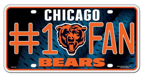 Click here for Gtei Nfl Chicago Bears Metal Licence Plate prices