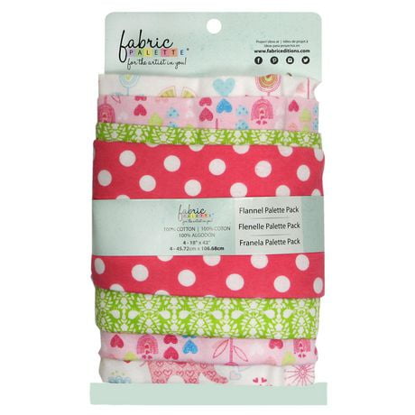 Click here for Fabric Creations Pink Baby Flannel Palette Pack Pi... prices